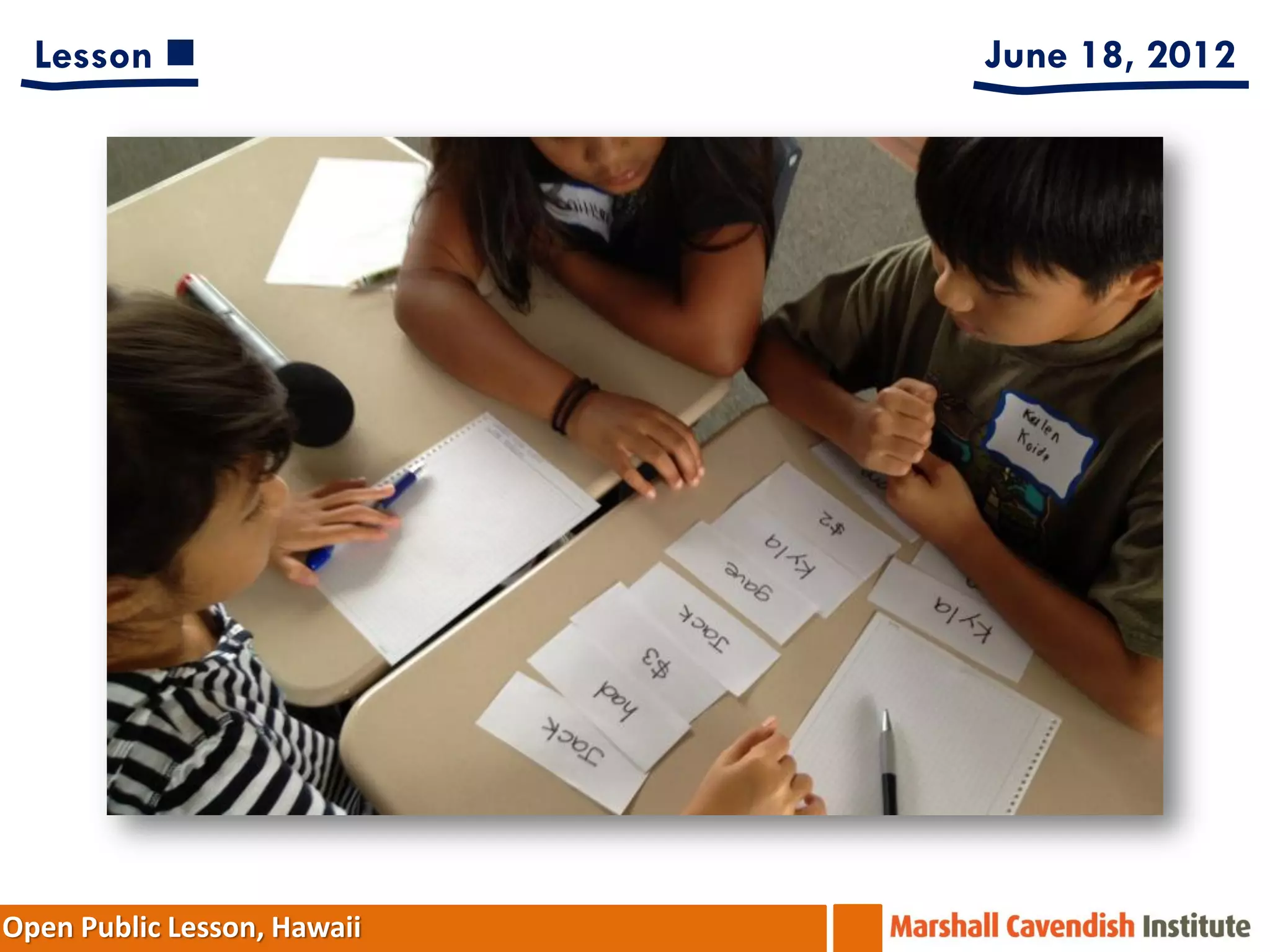 NSMI Core Elective on Challenging Problems | PPT