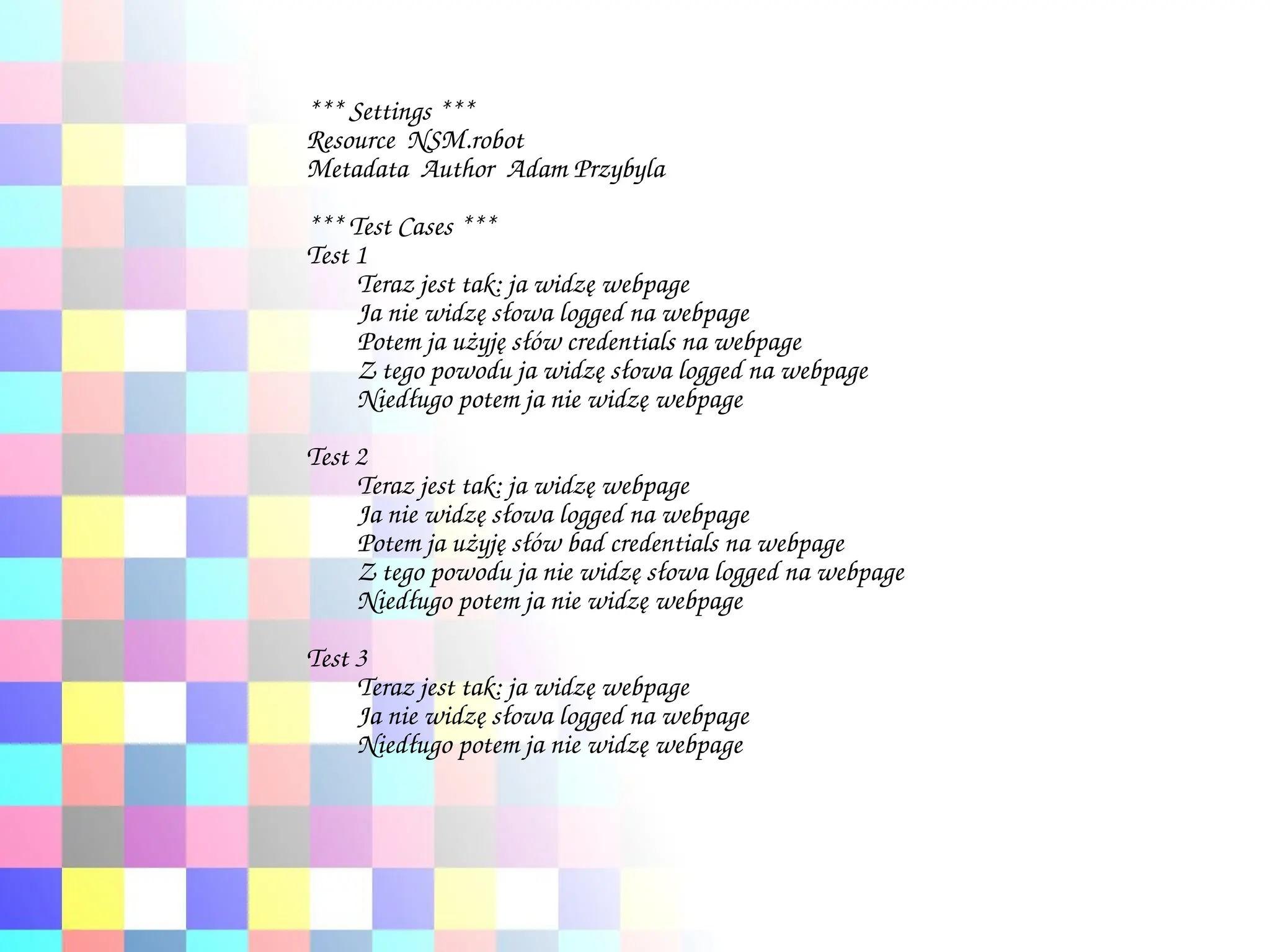 NSM as Another Gherkin Replacement in Robot Framework | PDF