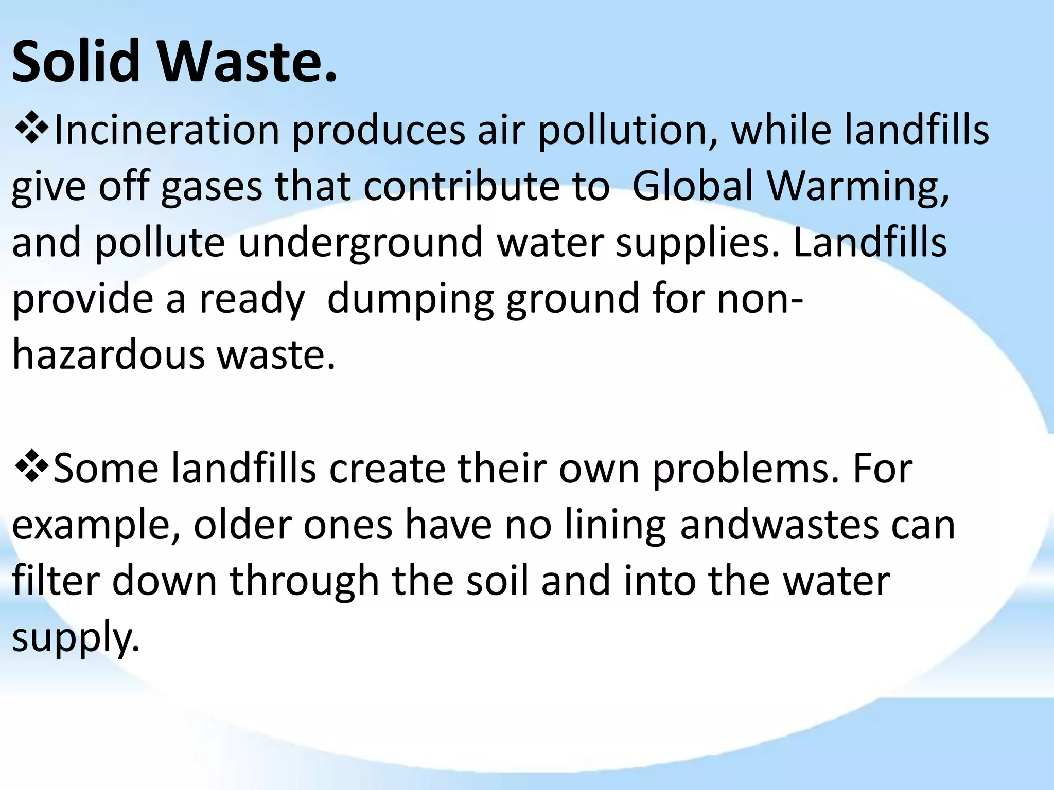 human impact on environment | PPTX
