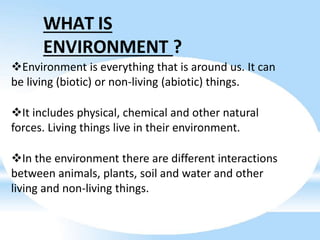 human impact on environment | PPTX