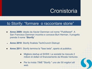 Storify, le storie nel web | PPT
