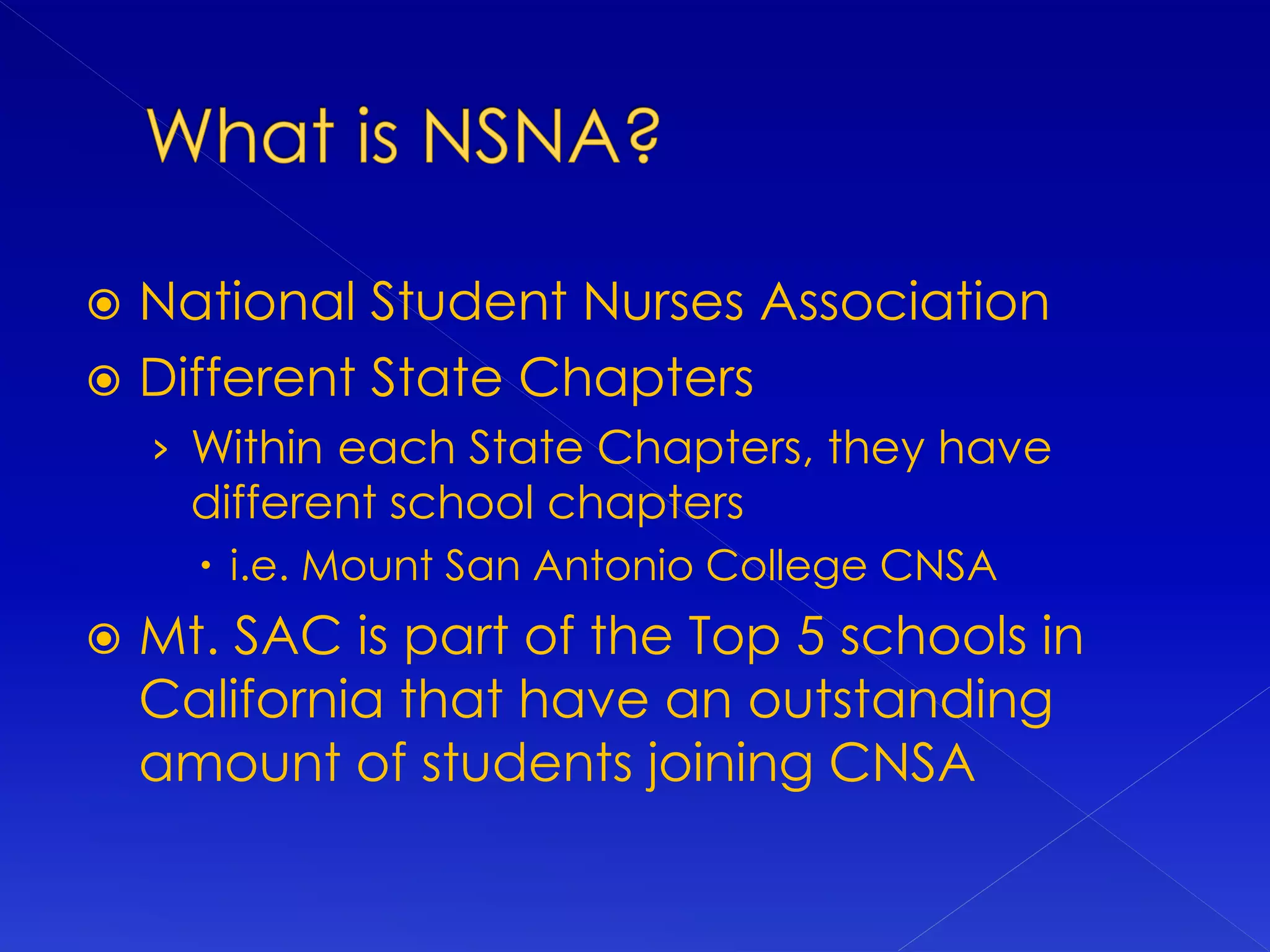 Nsna power point information | PPTX