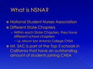 Nsna power point information | PPTX