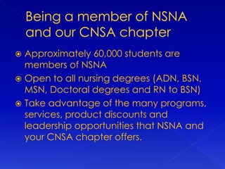 Nsna power point information | PPTX