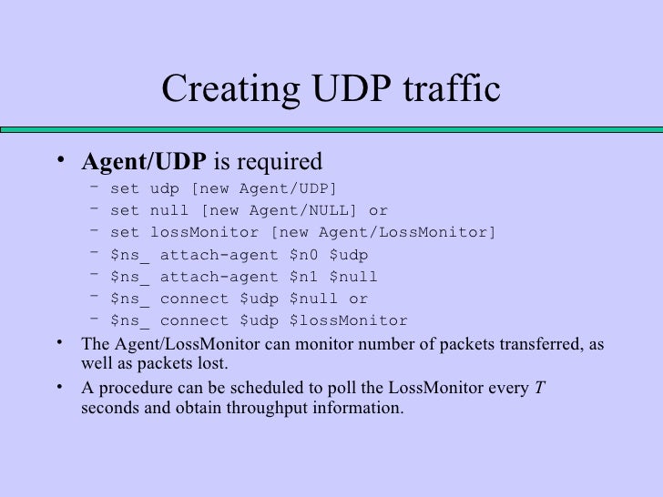 Ns network simulator