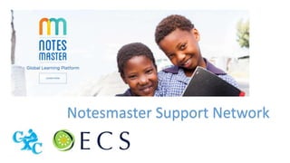 Notesmaster Support Network Introduction | PPTX