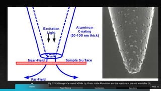 Near Field Scattering Optical Microscopy (NSOM) | PPTX