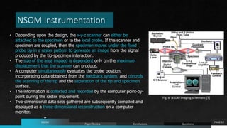 Near Field Scattering Optical Microscopy (NSOM) | PPTX