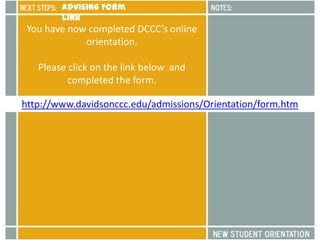 New Student Orientation - Online Presentation | PPTX