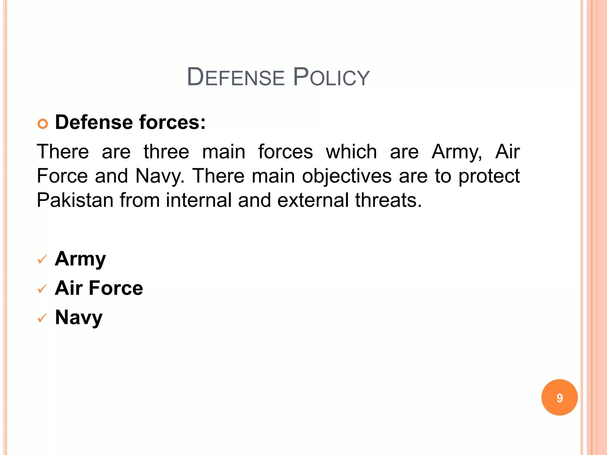 National Security of Pakistan | PPTX