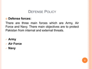 National Security of Pakistan | PPTX