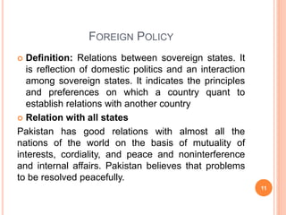 National Security of Pakistan | PPTX