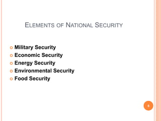 National Security of Pakistan | PPTX | Defense Industry | Industries