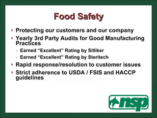 Nsp Company Profile And Capbilities | PPT