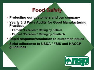 Nsp Company Profile And Capbilities | PPT