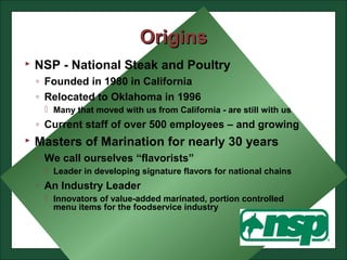 Nsp Company Profile And Capbilities | PPT