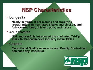 Nsp Company Profile And Capbilities | PPT