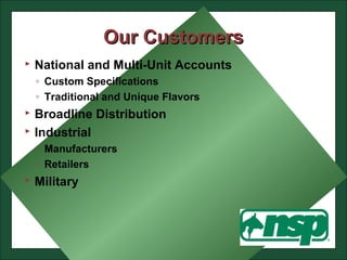 Nsp Company Profile And Capbilities | PPT