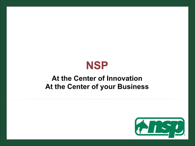 Nsp Company Profile And Capbilities Presentation | PPT | Food Industry | Industries