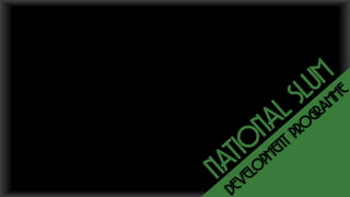 National Slum Development Program (NSDP) | PDF