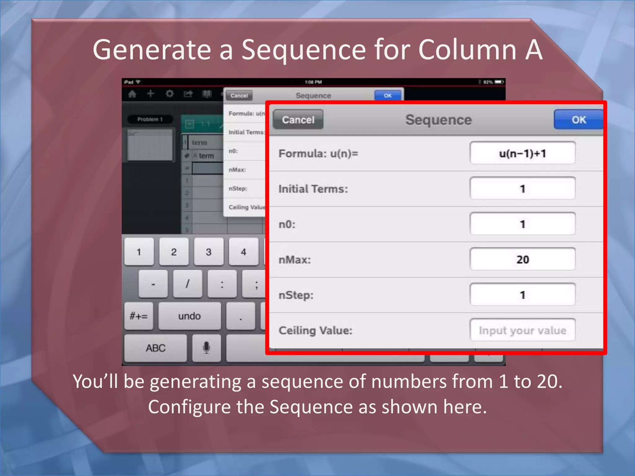Nspire--iPad App--Fibonacci Sequence | PPT