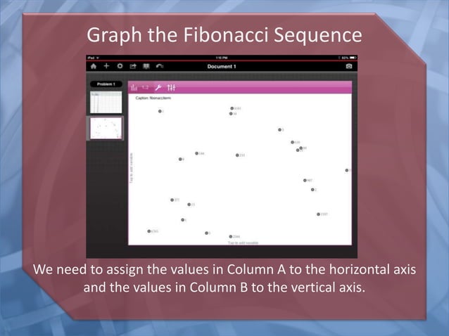 Nspire--iPad App--Fibonacci Sequence | PPT
