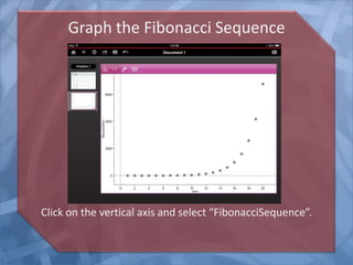 Nspire--iPad App--Fibonacci Sequence | PPT