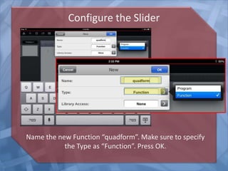 Nspire--iPadAppTutorial--Quadratic Formula Template | PPTX