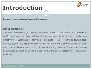 WanShield | PPTX | Computing | Technology & Computing