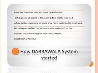 ppt on " DabbaWallas" | PPTX
