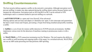 Ethical Hacking - sniffing | PPTX