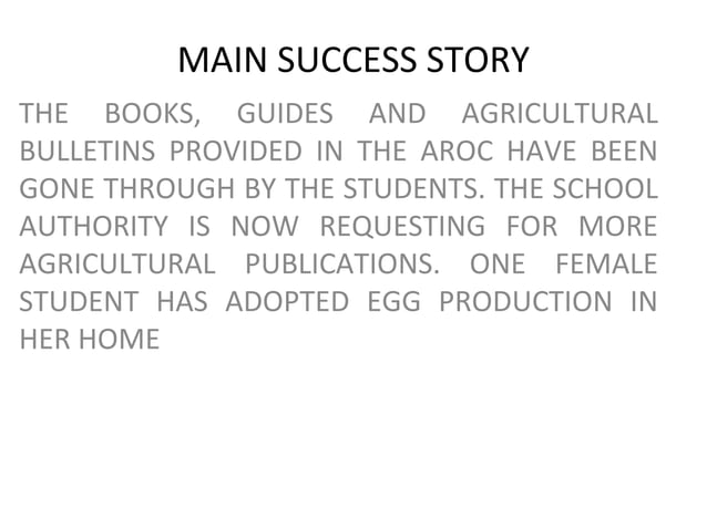 Nspri success story | PPT