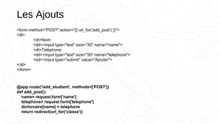 Ns python flask 3 | PPT