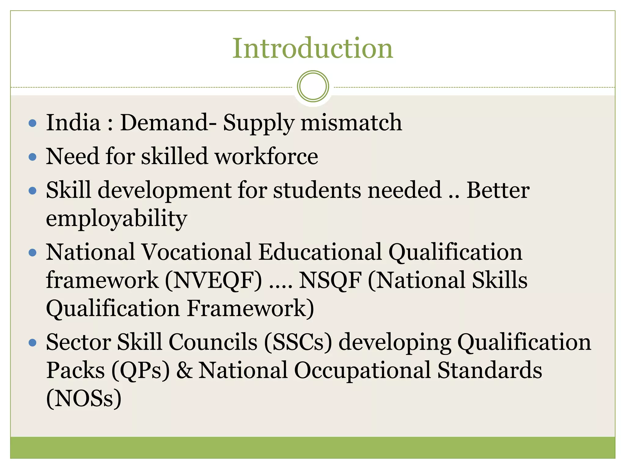 National Skill Qualification Framework | PPTX