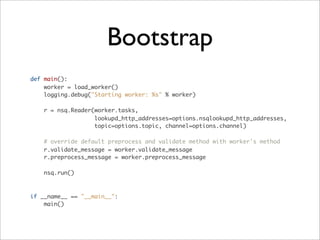 Nsq & python worker | PDF