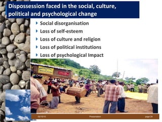 National scenario on rehabilitation and resettlement | PPT