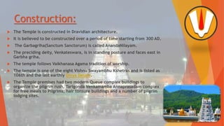 tirupathi temple history | POTX