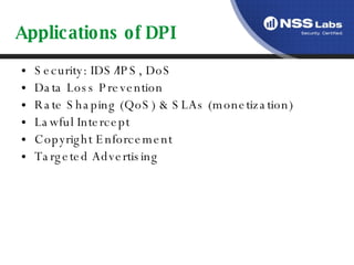 Nss Labs Dpi Intro V3 | PPT