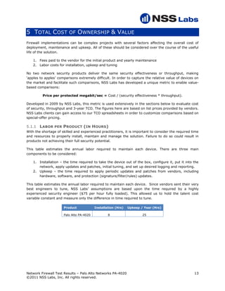 Nss labs-report-Palo_Alto_Networks-2011 | PDF | Computer Networking | Computing