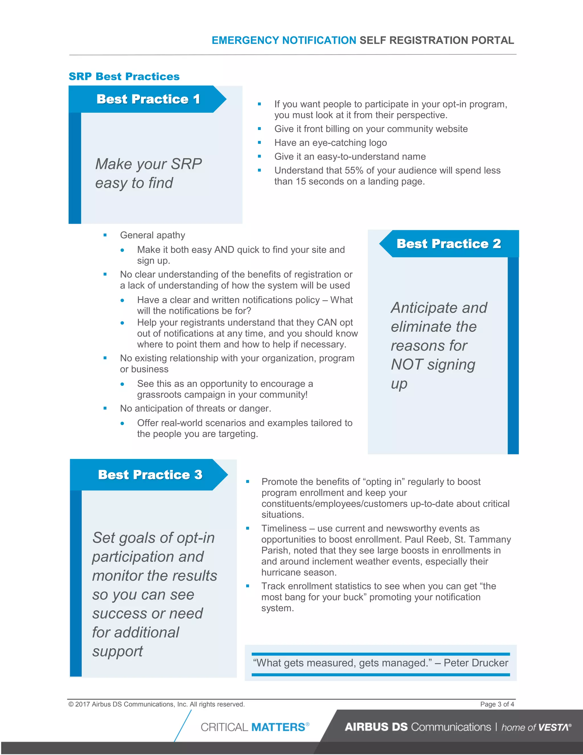 Self Registration Portal for Emergency Notification Systems | PDF