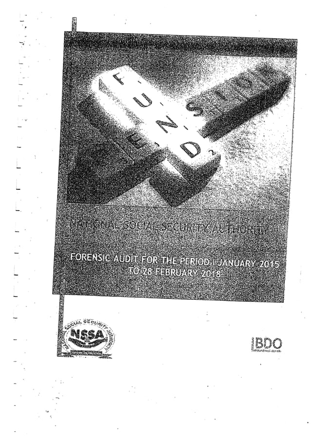 NSSA Zimbabwe Forensic Audit Report | PDF