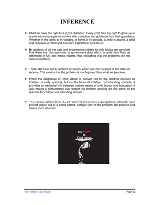Child Labour in India Literature Survey | PDF