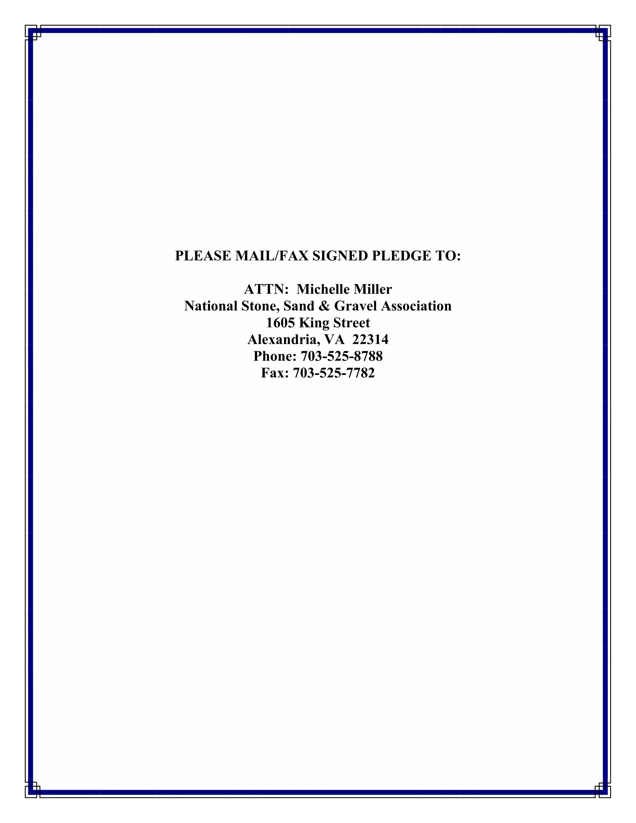 Nssga safety pledge_2013 | PDF