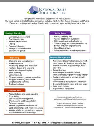 Nss List Of Services | PDF