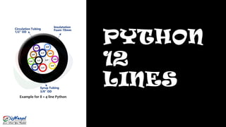PYTHON 12 LINES WITH 19MM INSULATION & PVC TAPE | PPT