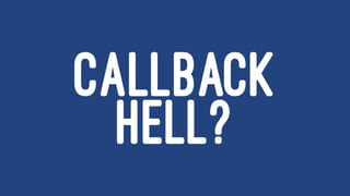 Solving callback hell with good old function composition | PPT