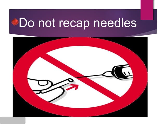 Needle stick, splash, spill | PPT | First Aid | Injuries