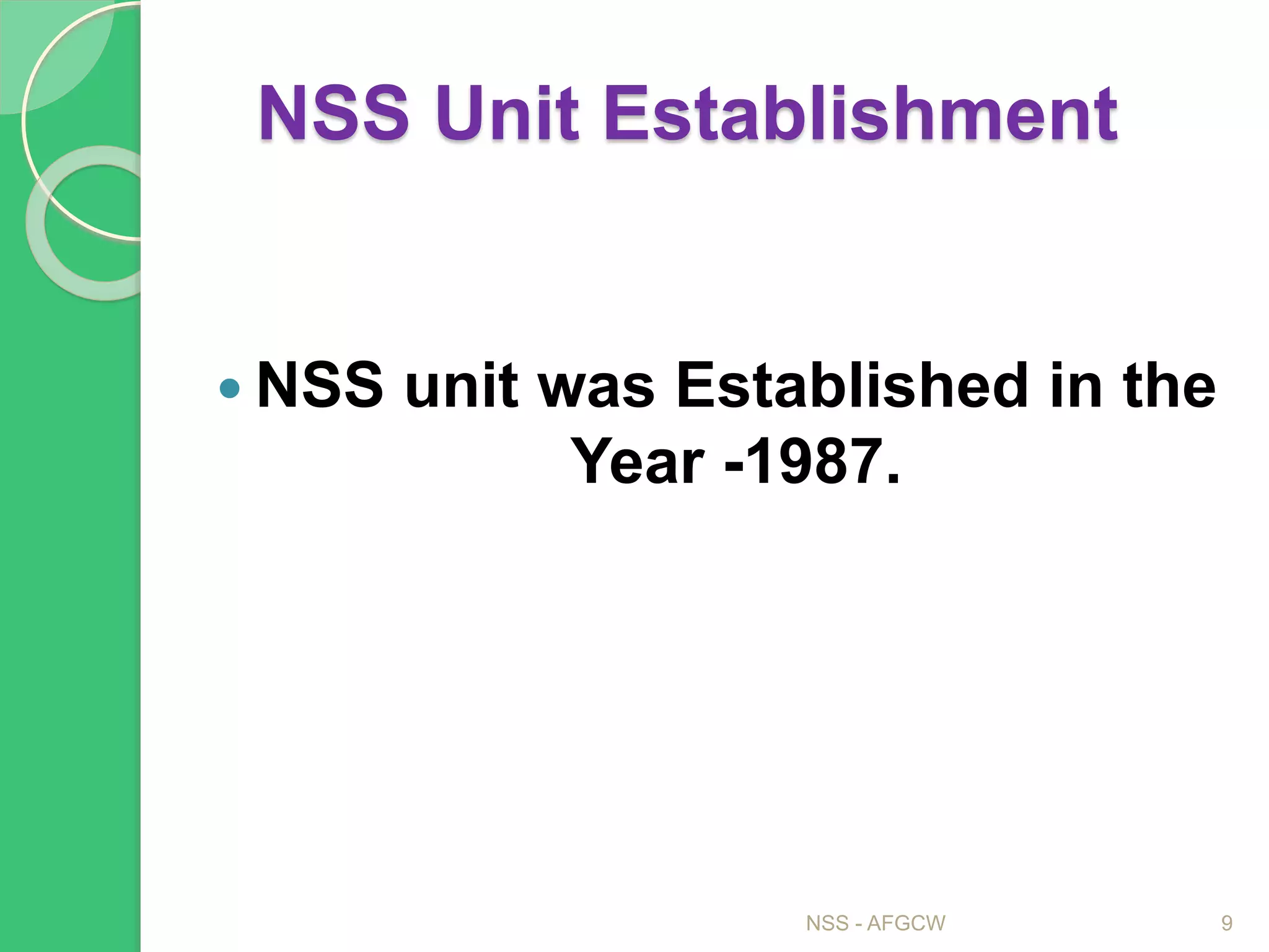 NSS PPT FOR NAAC PEER TEAM VISIT | PPTX
