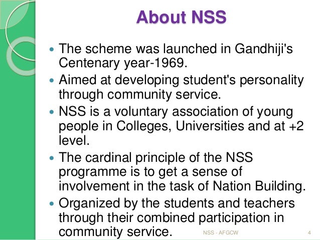 NSS PPT FOR NAAC PEER TEAM VISIT
