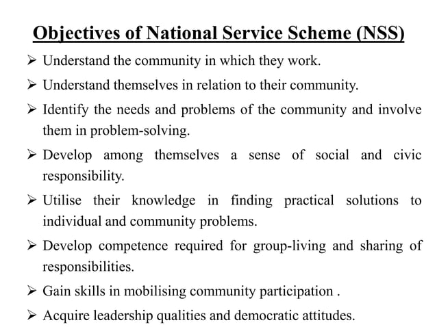 National service scheme....nss....ppt.co